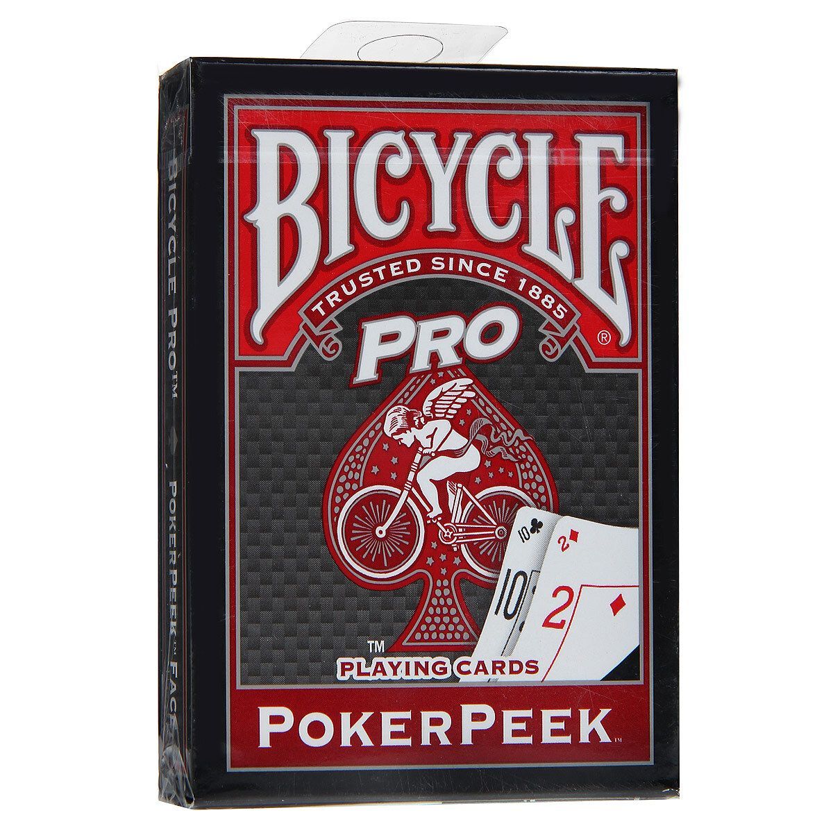 Карты игральные Bicycle PRO POKERPEEK Red